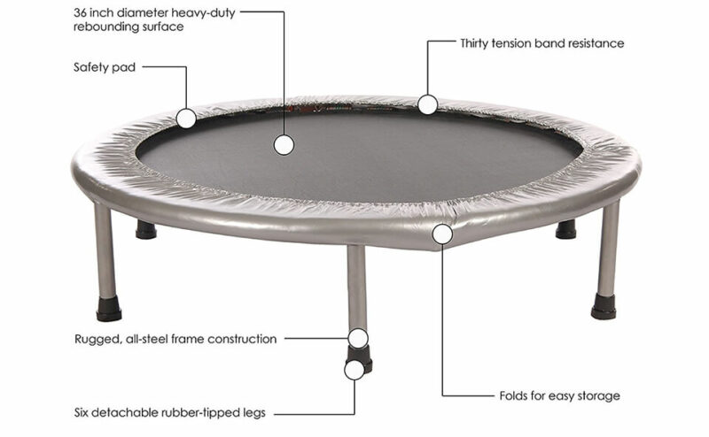 Foldable Stamina Mini Trampoline Review - ProTrampolines