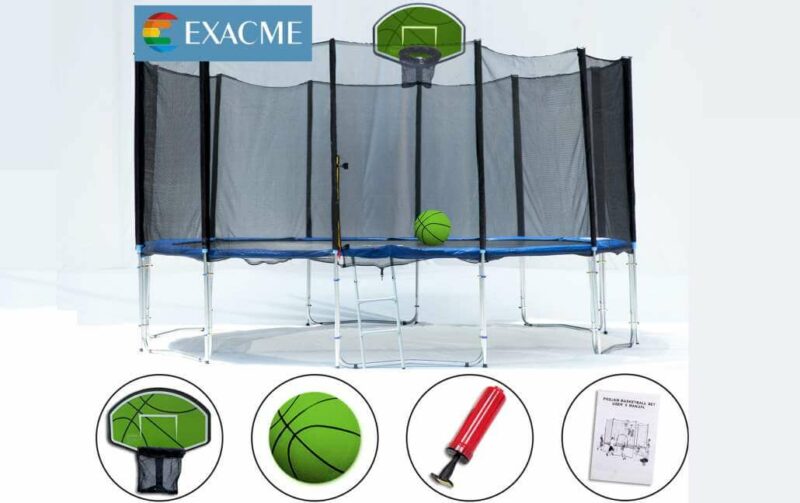 ExacMe 15 ft Trampoline - T Series Combo Set - ProTrampolines